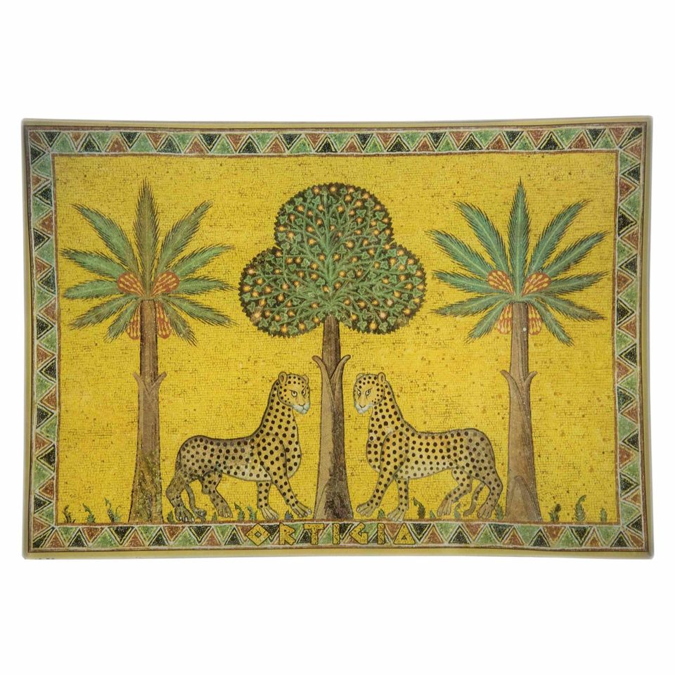 Zagara glass plate – Ambra Nera Imports